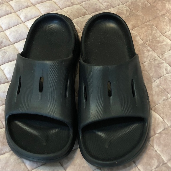 Hoka | Shoes | Hako Men Black Slide Sandals | Poshmark